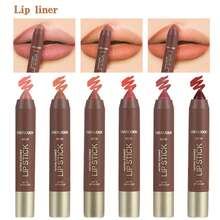 FAFAMOON 1 Pc Matte Lipstick Pencil, Smudge-Proof And Transfer ...