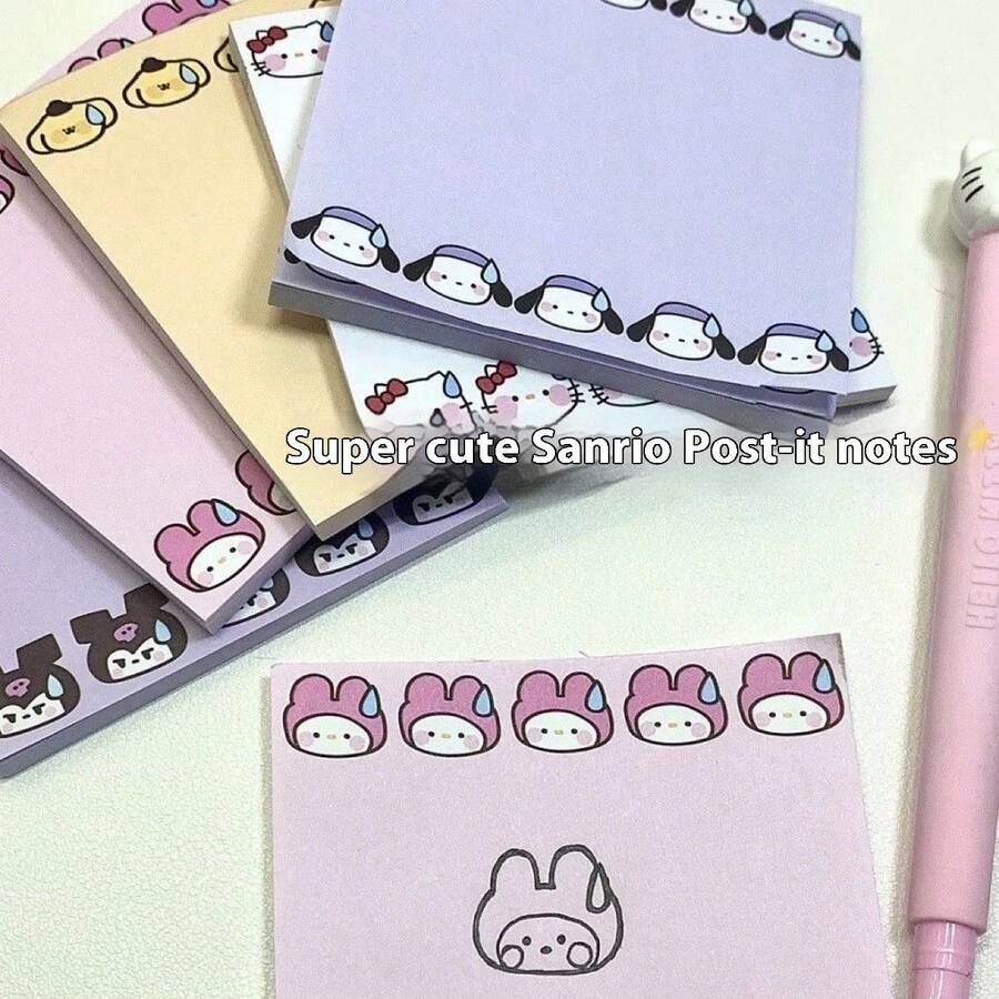 Sanrio Sanrio Sweating Emoticon Memo Pad, High-Quality Kuromi And ...