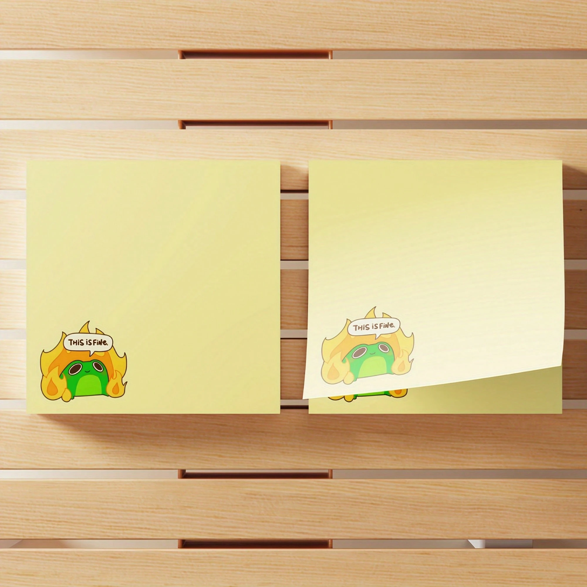 New Fun "This Is Fine" Notes, 3x3 Inches, Humorous Office And School ...