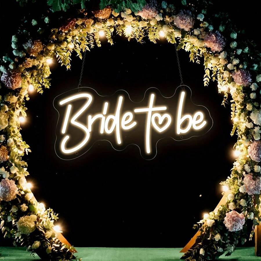 [Neon Bride To Be Sign] USB Powered LED Neon Sign - Bride To Be ...