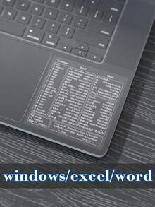 1pc Gradient Color Laptop Keyboard Shortcut Sticker, Includes ...