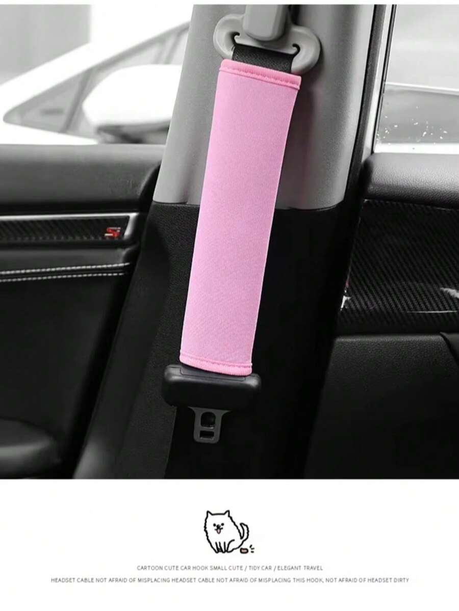 Car Accessories Seat Belt Safety Shoulder Cover Breathable Protection ...