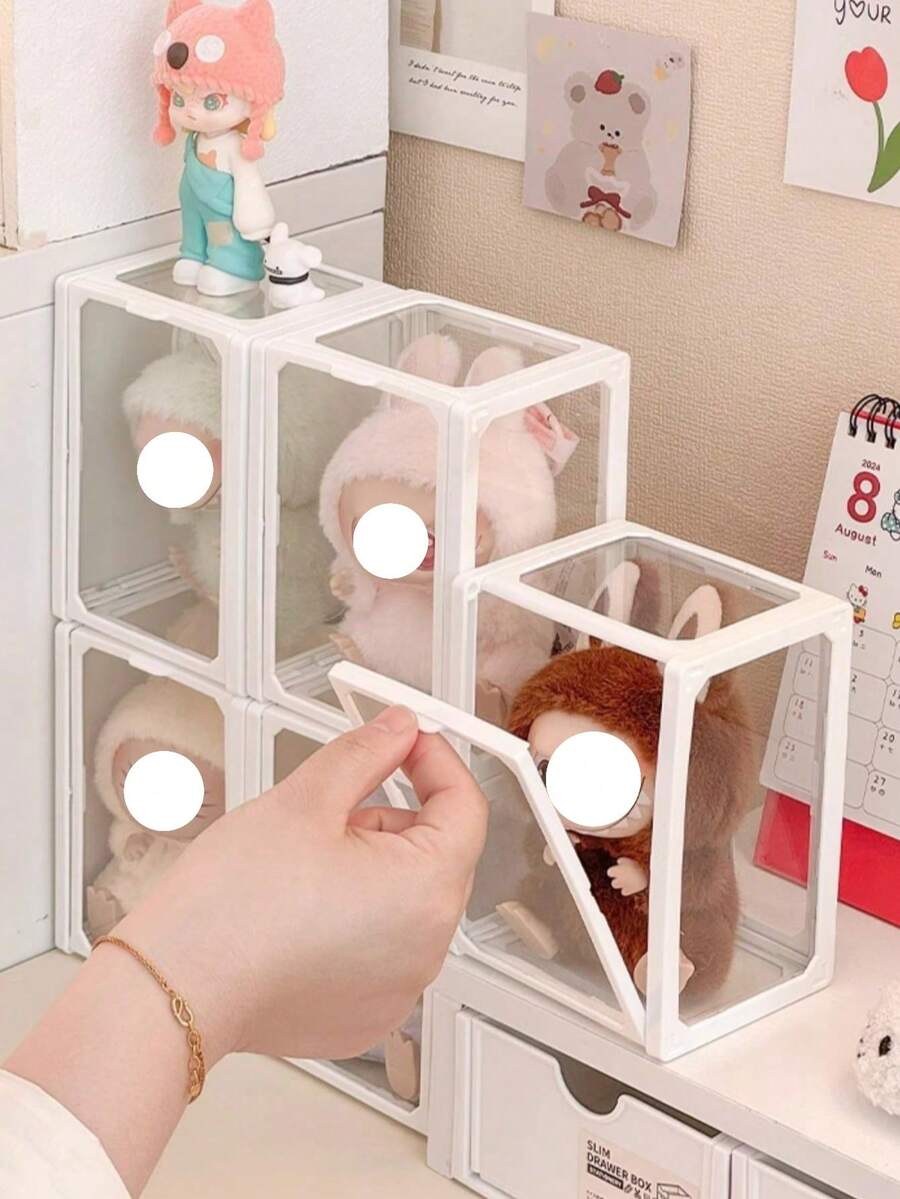 [Display Cabinet Only] Display Box, Glass Gashapon Figure Storage Box ...