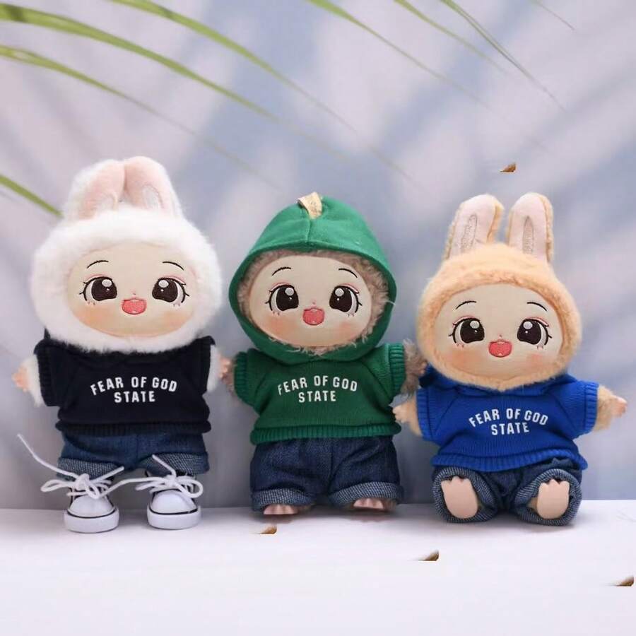 (Clothing Only) 1st & 2nd Gen Blind Box Labubu Hooded Sweatshirt ...