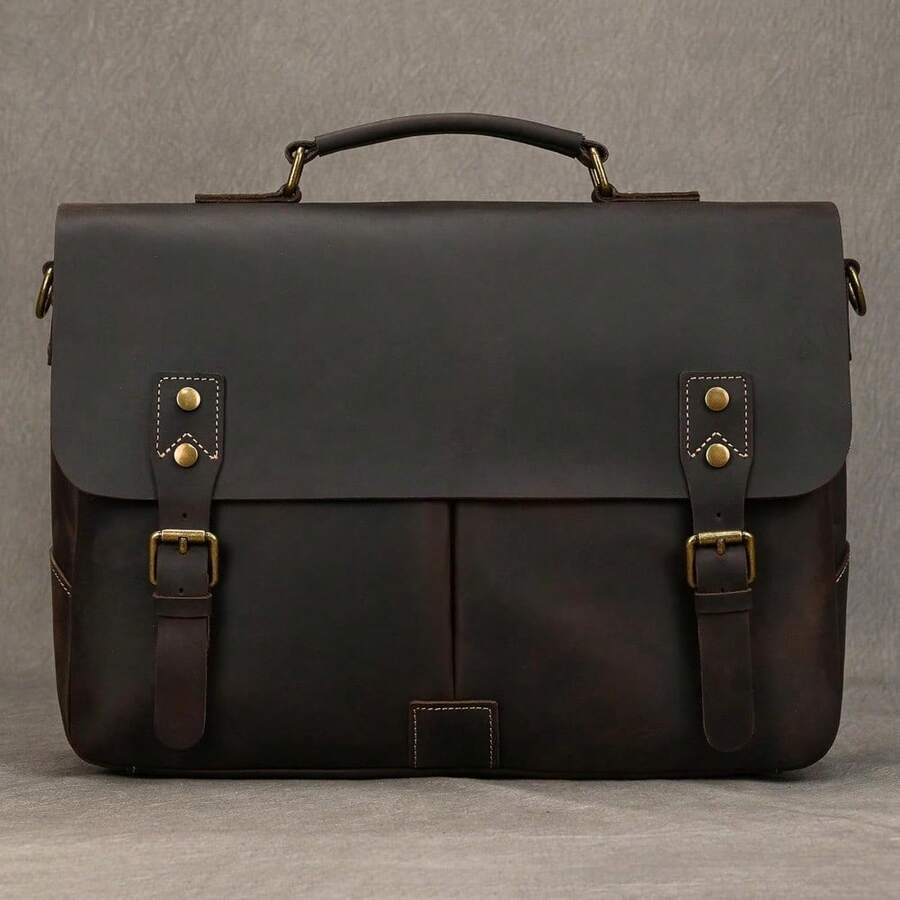 Local Delivery - For Men And Women Vintage Satchel Bag For Work, Travel ...