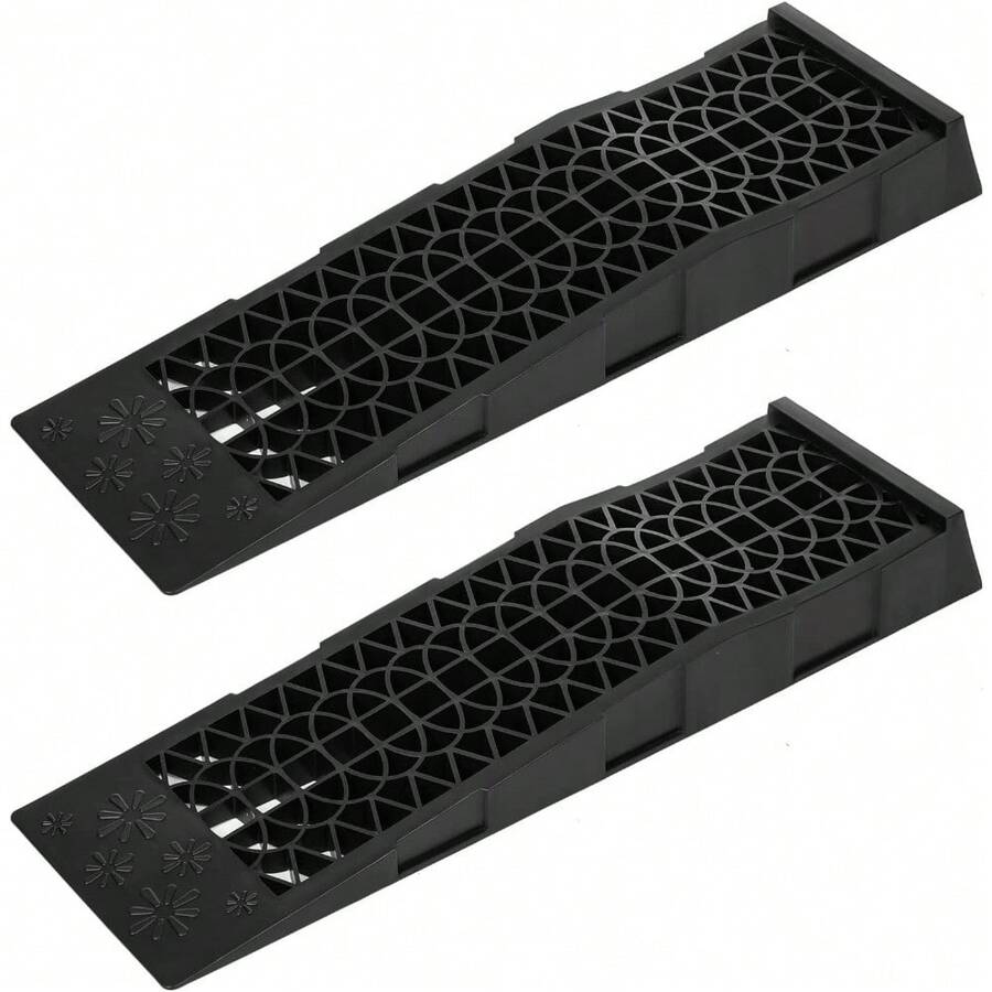 Youyijia 2pcs 5 Ton Car Ramps Heavy Duty Caravan Levelling Ramps Car ...