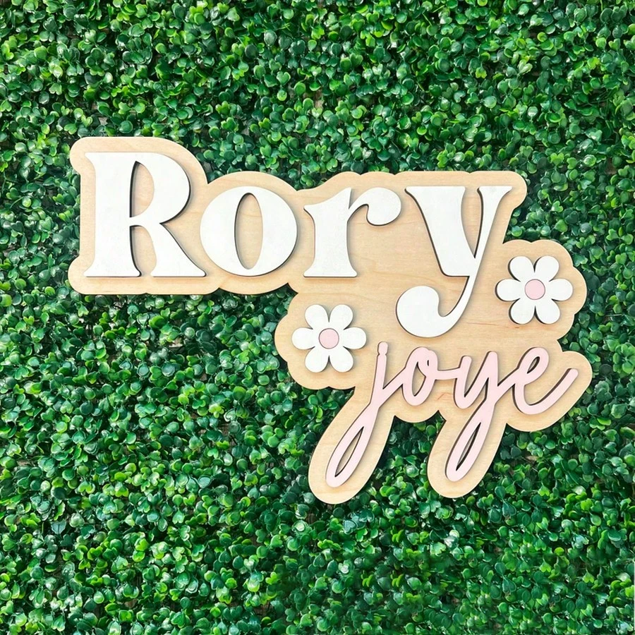 Custom Wooden Nameplates | Bohemian Nameplates | Wedding Nameplates ...