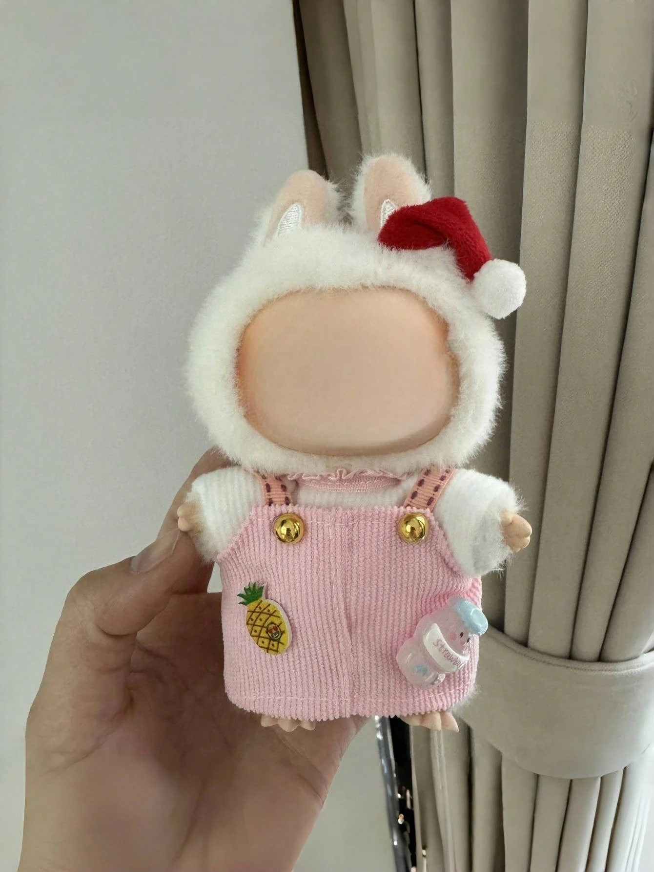LABUBU Plush Doll 2nd Generation, 17cm Sweet Series Clothing Set ...