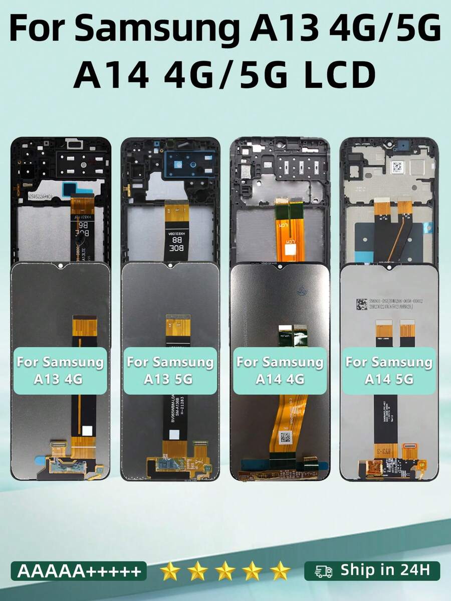 قطع غيار استبدال الشاشة ل- IPS لسلسلة Galaxy A13 4G LCD A135، A13 5G A136 شاشة العرض، A14 4G ...