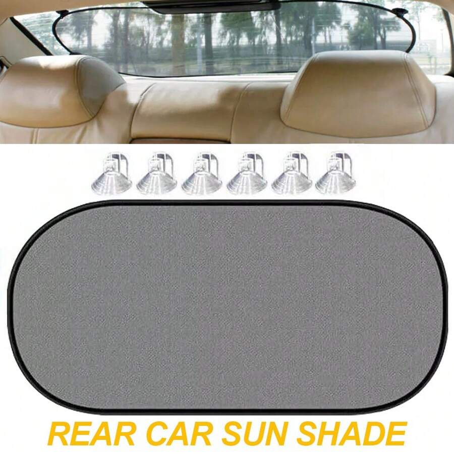 Car Rear Window Sun Shade Screen Mesh Cover 39 X 20 Inch Car Sun Shade ...