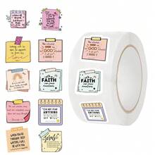 500PCS Bible Sticker Roll Bible Verse Stickers Jesus Stickers Christian ...