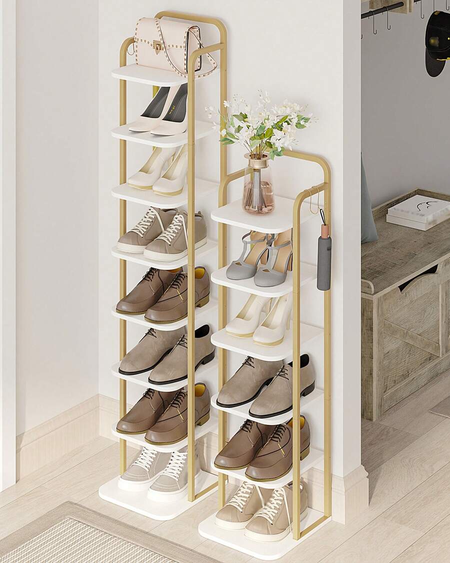 Vertical Shoe Rack, Shoe Shelves, Shoe Tower For Small Spaces ...
