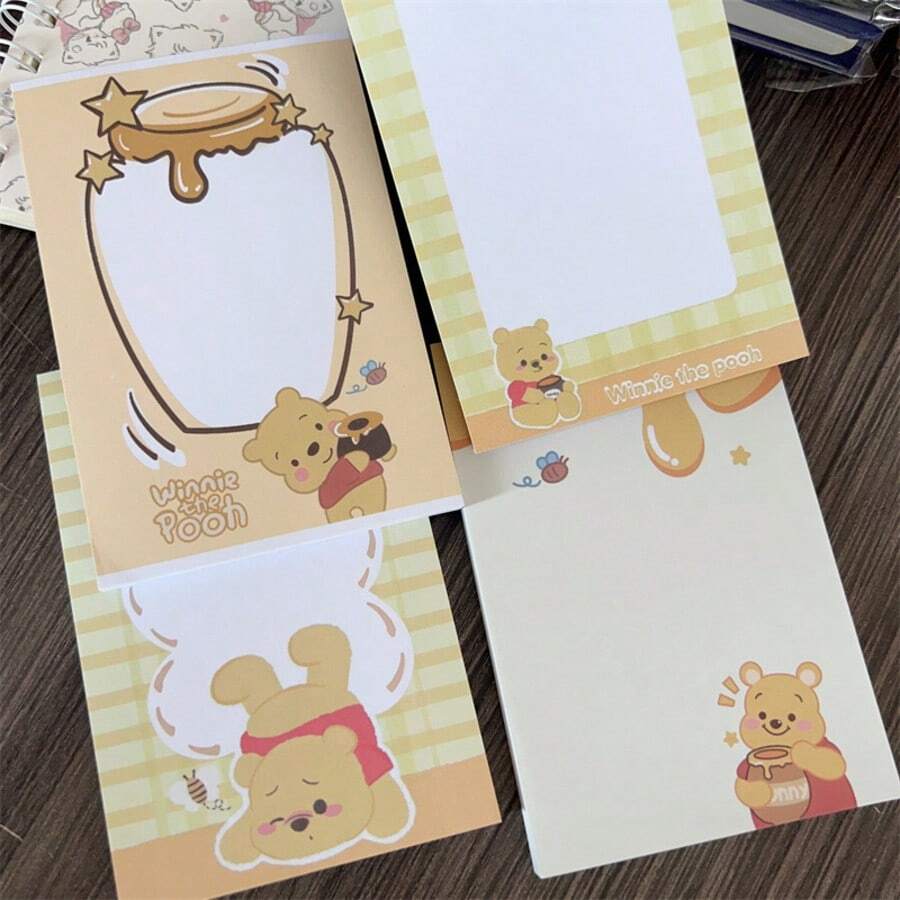 4 Books/200 Sheets Cute Style Sticky Notes, Student Friendly Tear-Off ...