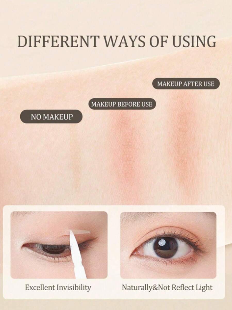 Invisible Eyelid Tapes, Double Eyelid Stickers For Monolids, Waterproof ...