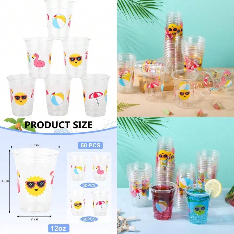 Pool Party Plastic Cups | SHEIN USA