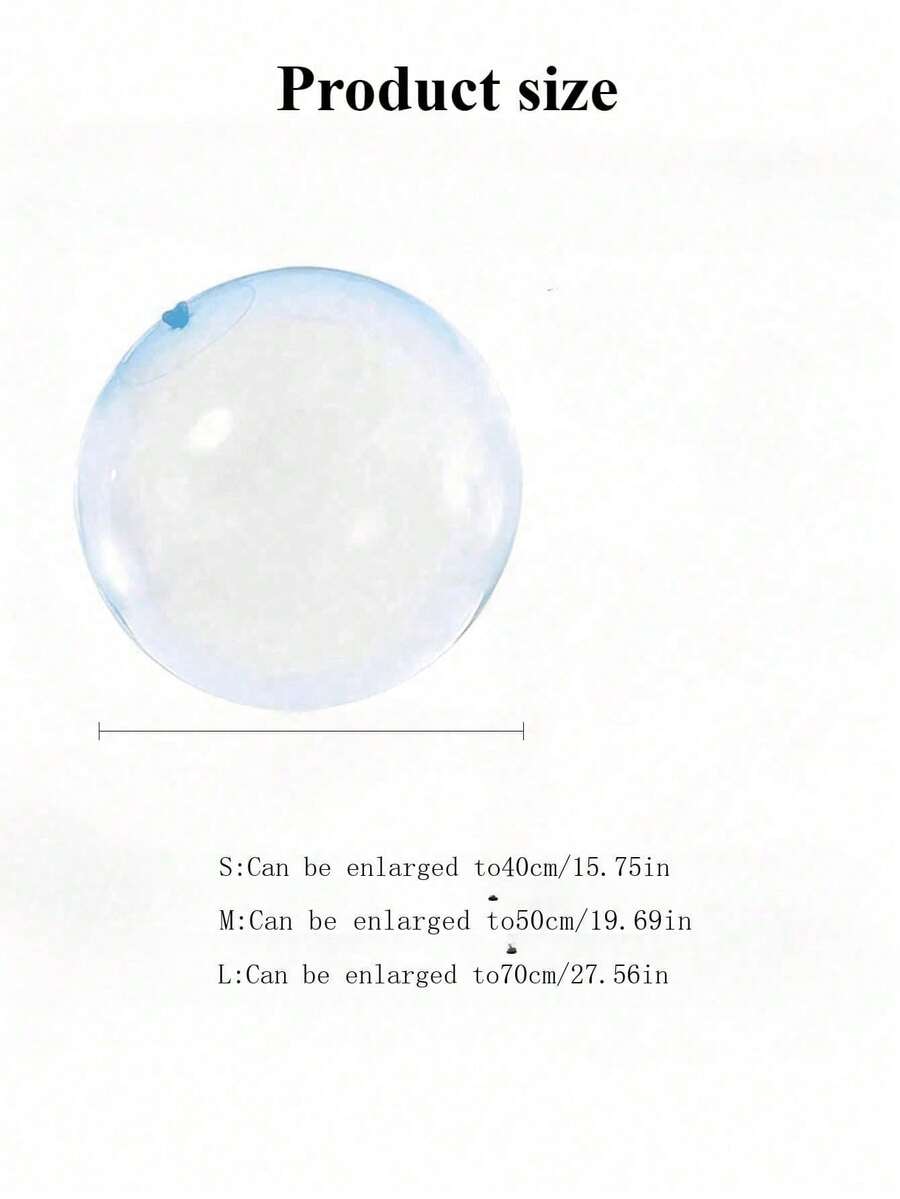 1/3pcs Extra Large Inflatable Balloon, Can Be Inflated Or Water-Filled ...