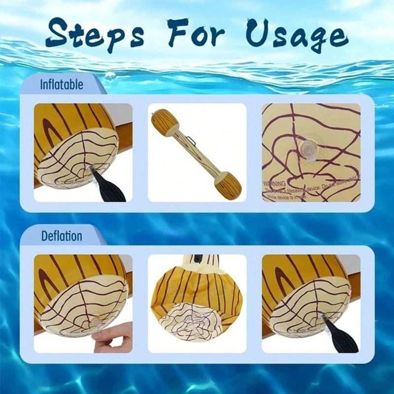 [Upgraded Log Rafts] Jumbo Inflatable Battle Log Pool - Inflatable ...