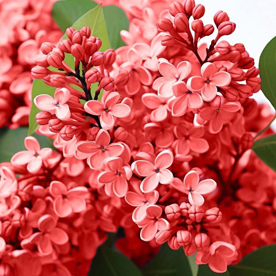 Rare Red Pixie Lilac Seeds For Planting Fragrant French Lilac Syringa Flower Seeds Perennial ...