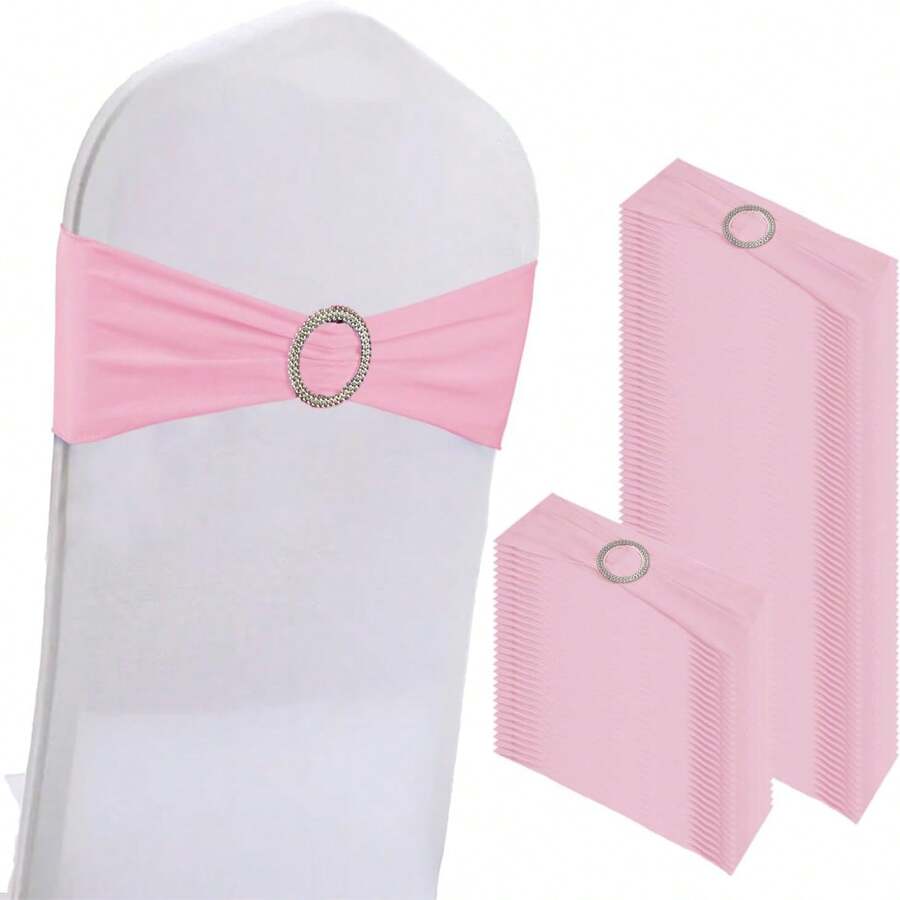 10pcs Elastic Chair Bows, Spandex Chair Sash Bows With Adjustable ...