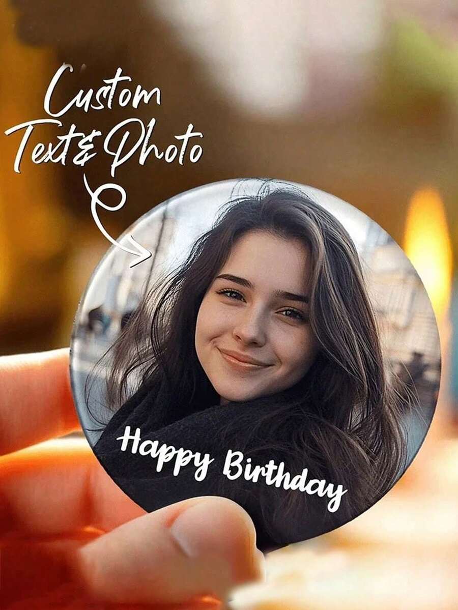 Custom Badges, Customizable Round Badges With Photos And Text ...