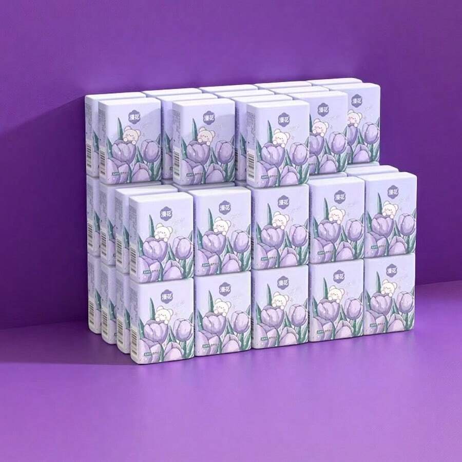 Mini Portable Pocket Tissue Handkerchief Paper For Easy Carrying-Two ...