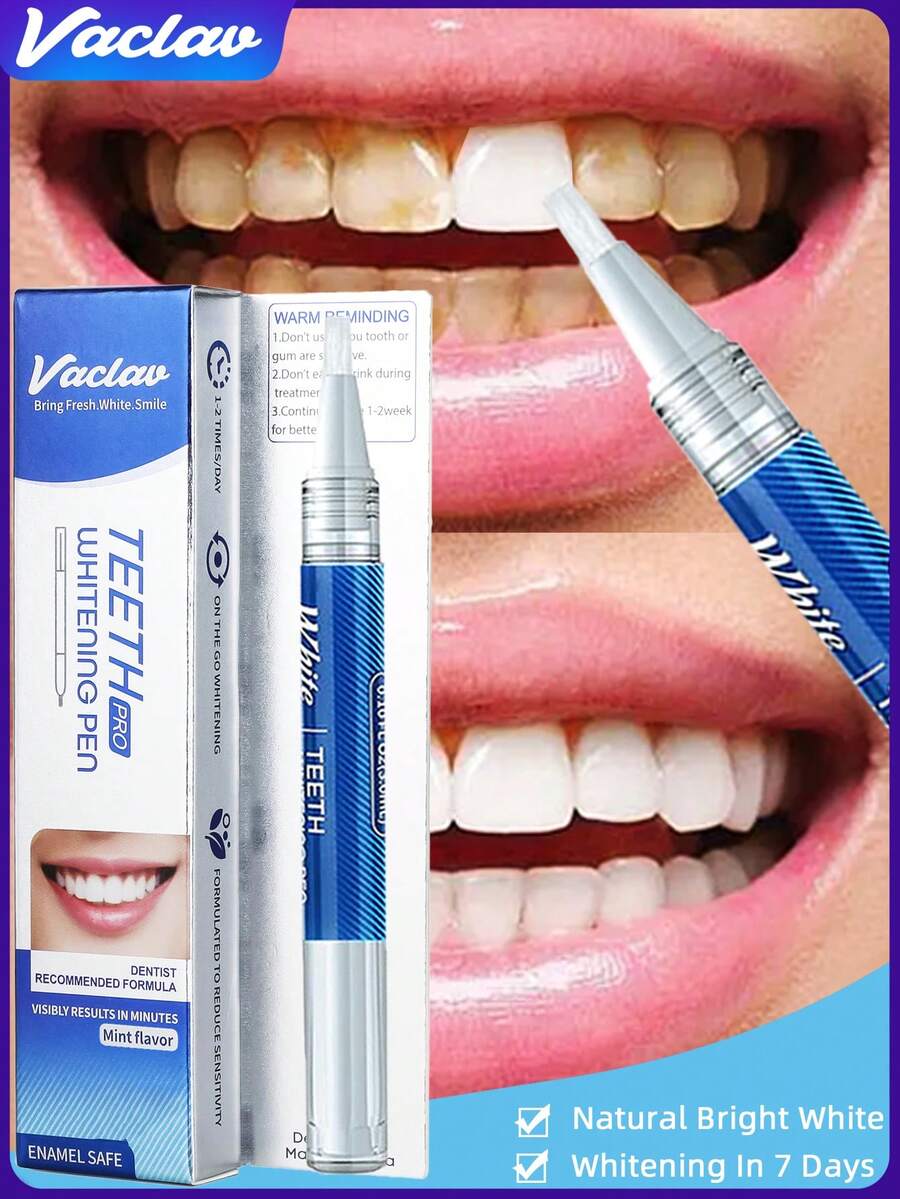 1pc Vaclav Teeth Whitening Pen, Teeth Whitening Gel, Teeth Bleaching ...