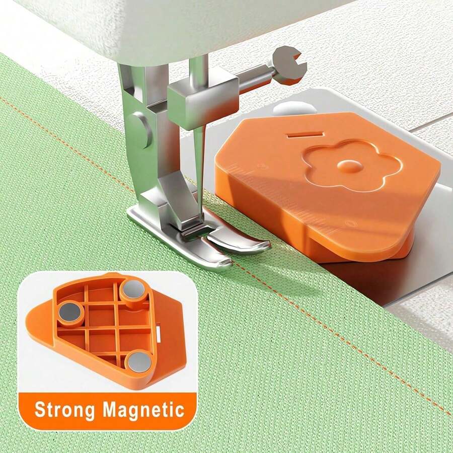 Flower Sewing Machine Magnetic Seam Guide, Polygon Seam Guide Hemming ...