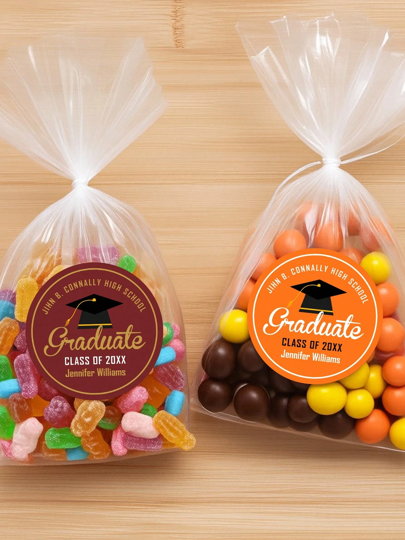 ป้ายสติกเกอร์รับปริญญา 16-300 ชิ้น ขนาด 1.57 นิ้ว Class Of 2025 ป้าย ...