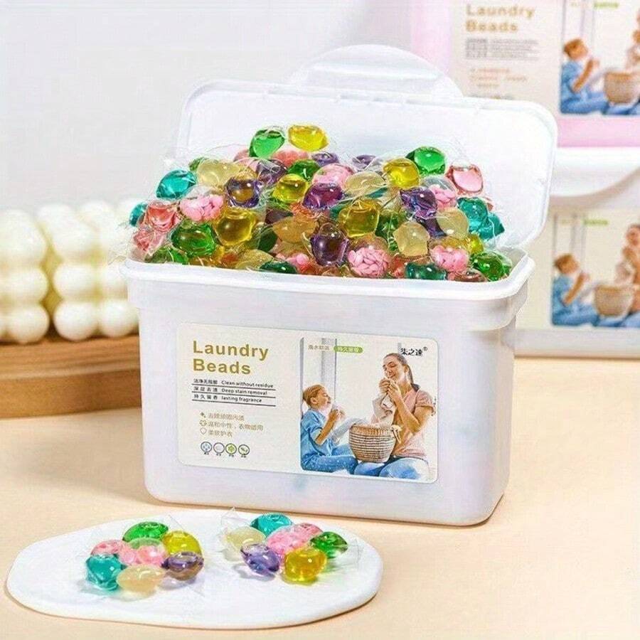 7-In-1 Detergent Laundry Beads, Long-Lasting Fragrance, Washing Machine ...