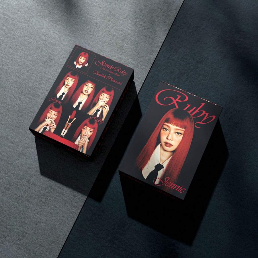 ONE PIECE Juego de 55 tarjetas fotográficas coleccionables de JENNIE y Kpop Ruby - Kit de ...