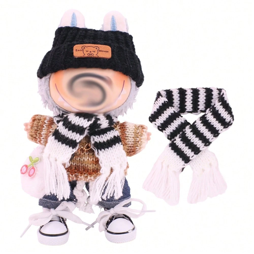 Accessories Scarf For Labubu Blind Box Plush Doll Gen 1 And 2, Multiple ...