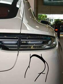 1 Pc Sexy Lady Body Shape Car Sticker, Hot Girl Pattern Decal For Car ...