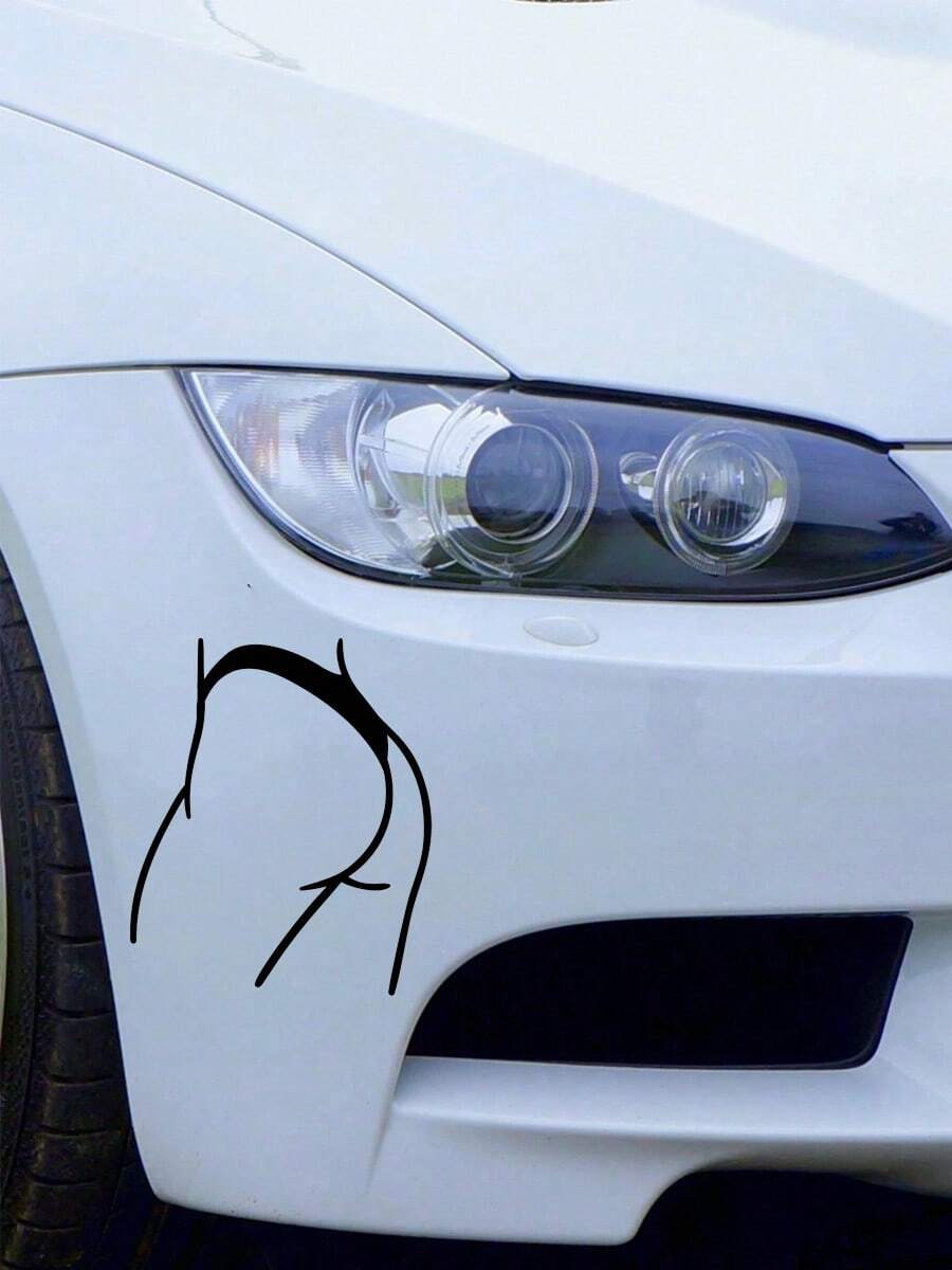 1 Pc Sexy Lady Body Shape Car Sticker, Hot Girl Pattern Decal For Car ...