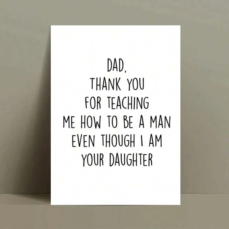 Funny Fathers Day Card, Funny Dad Birthday Card, Funny Dad Greeting ...
