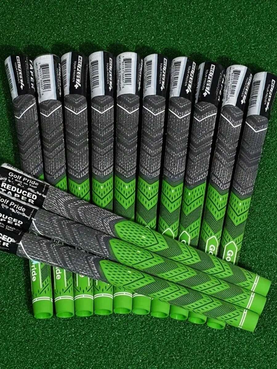 13pcs Golf Pride MCC Plus 4 Golf Club Grips Grey Blue Red 60R Grips ...