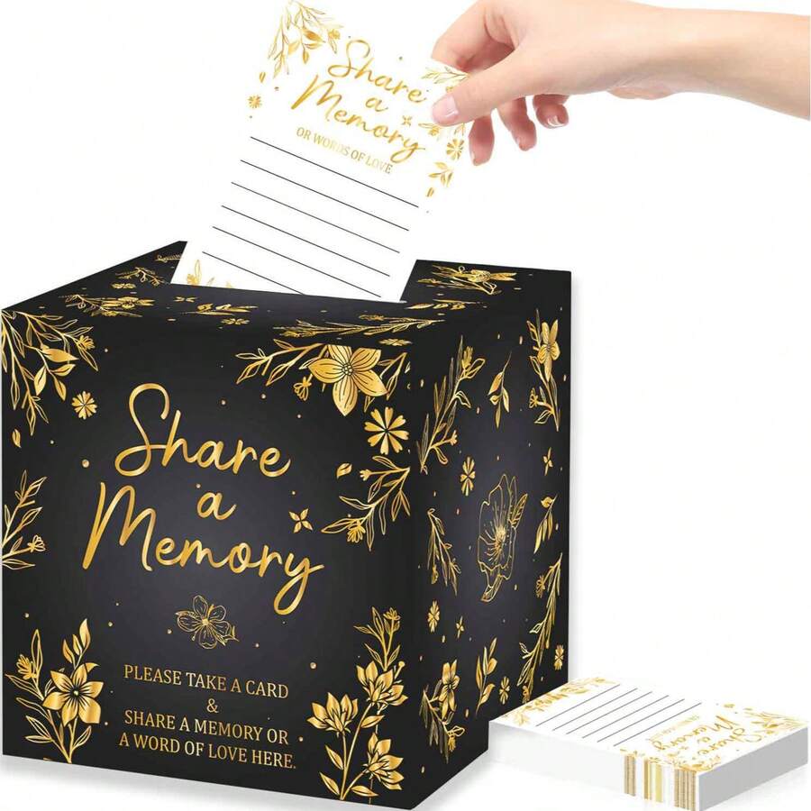 1 Set/21 Shared Life Collection Memory Cards, Guest's Idea Memory Card ...