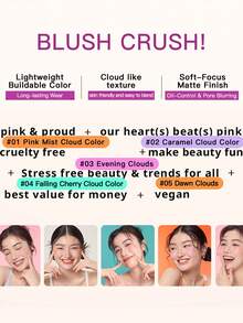 Essence Cardiac Powder Blusher/ Essence BLUSH Crush!#06 Purple Cloud ...