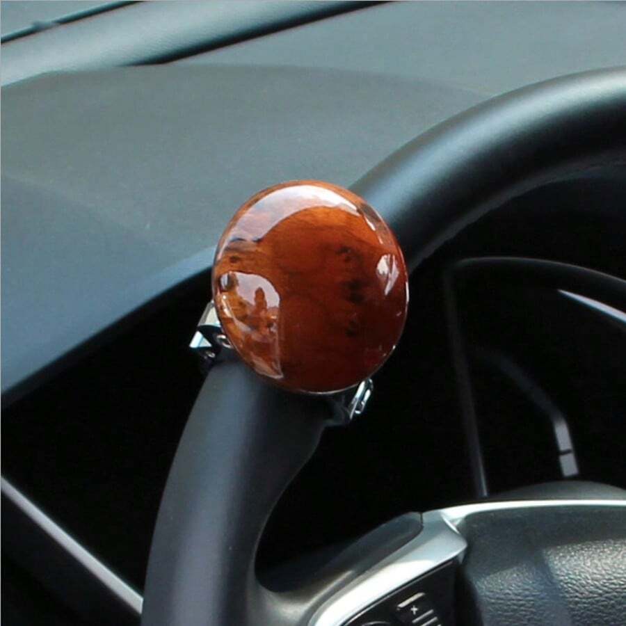 Durable Anti-Slip Stylish Car Steering Wheel Auxiliary Control Knob ...