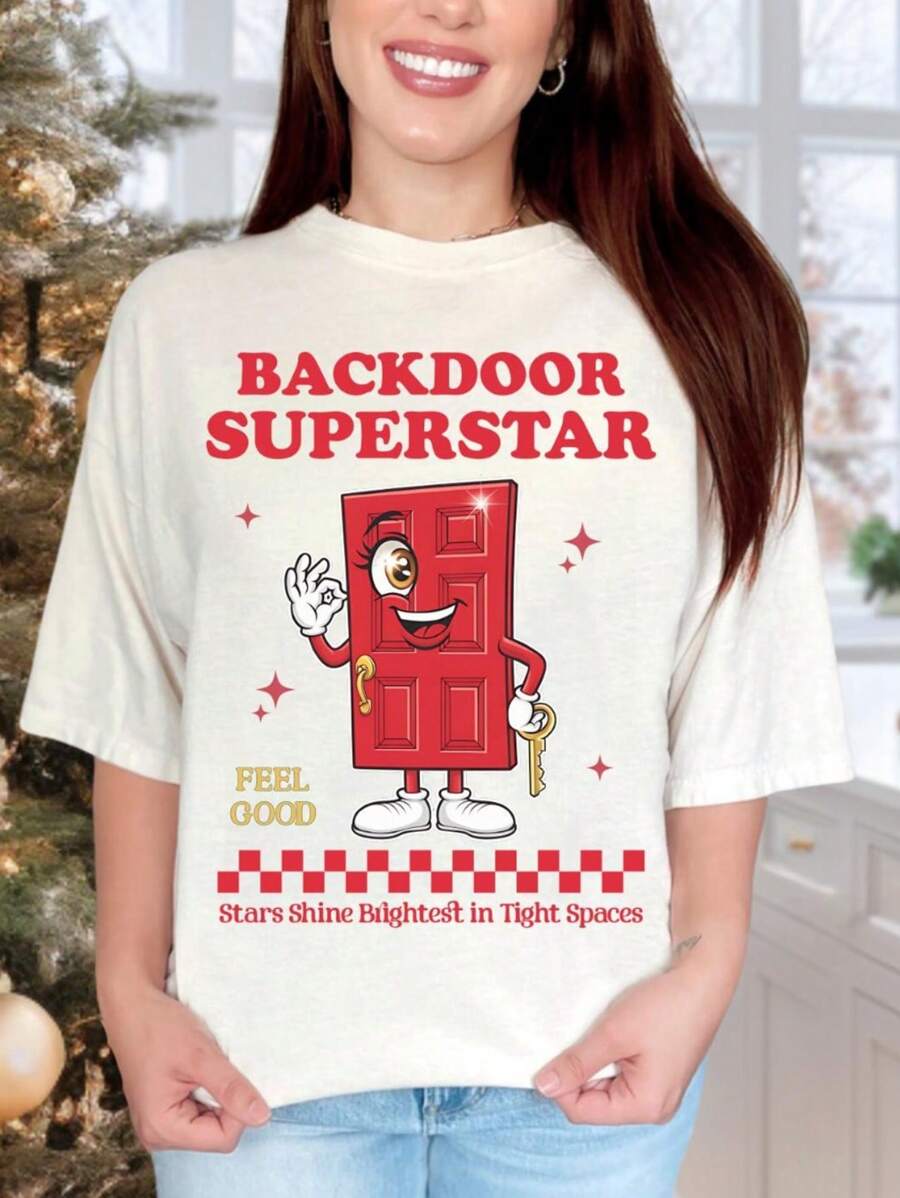 Backdoor Superstar, Inappropriate Shirts, Embarrassing, Offensive Shirt ...