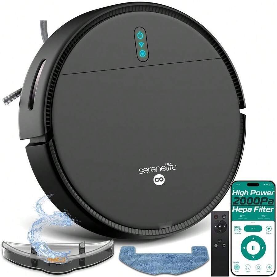 Pure Clean Smart Vacuum Cleaner - Automatic Robot Cleaning Vacuum W ...
