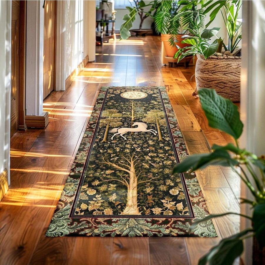 31" X 20",16" X 48", 18" X 60" Magic Aesthetic Unicorn Runner Rug ...