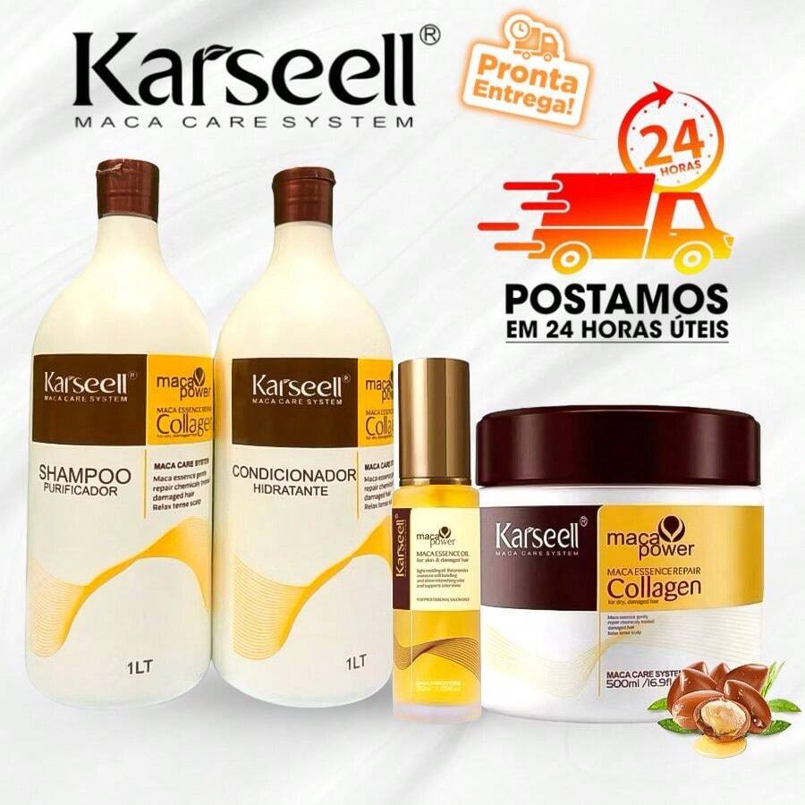 Karseell Kit 4 Items Collagen Mask + Shampoo Conditioner + Intense ...