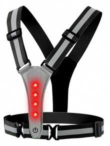 Seamless Outdoors LED Running Vest High Visibility Reflective Vest For ...