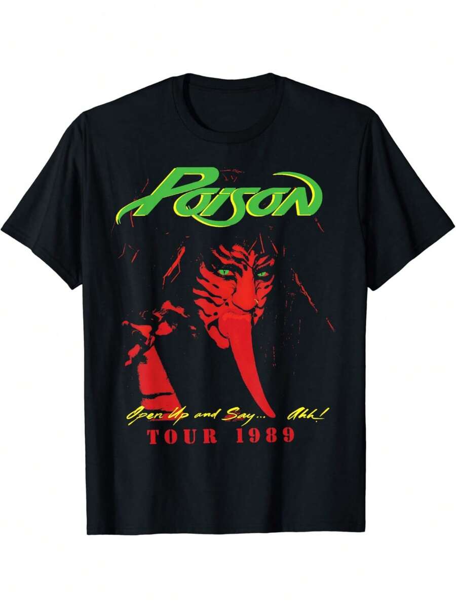 Poison - 1989 Tour T-Shirt | SHEIN USA