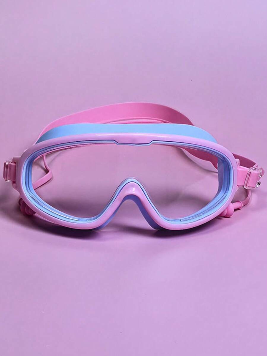 Swimming Goggles & Cap Set, Clear Vision Anti-Fog Anti-Water Swim Mask ...