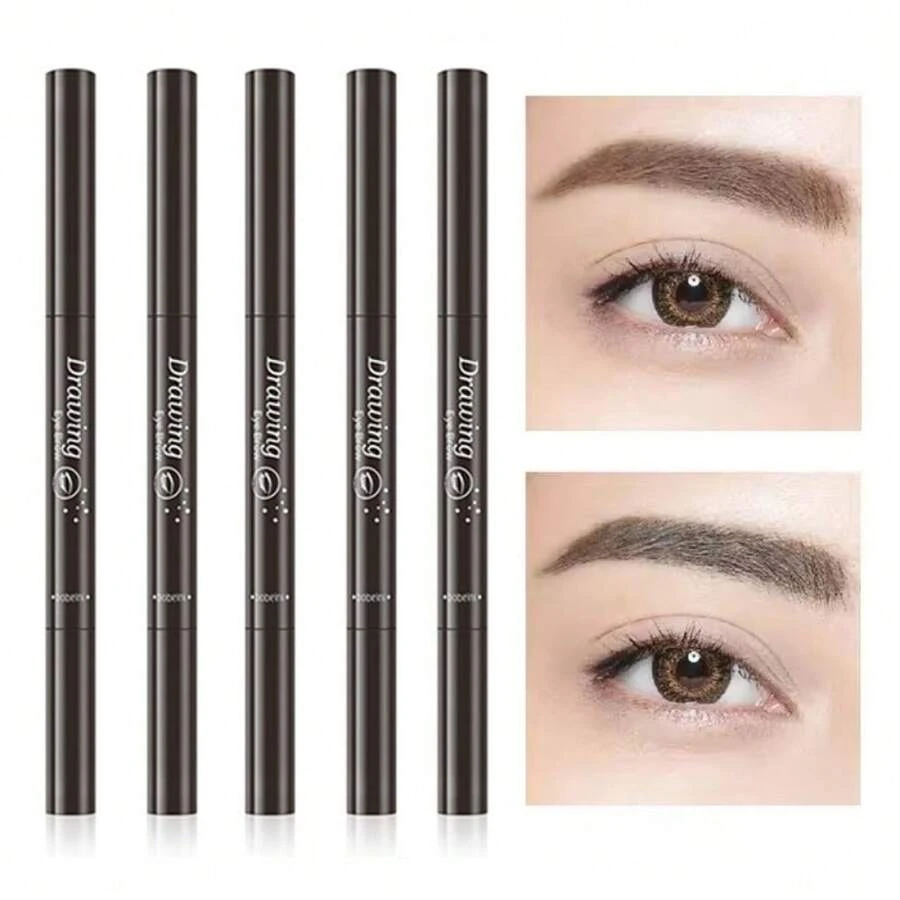 5PCS Dual-End Eyebrow Pencil - Ultra-Fine Tip For Hair-Like Strokes ...