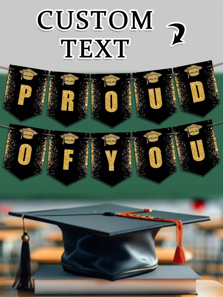 Custom Graduation Banner, Graduation Season Pull Flag, Design Your Own ...