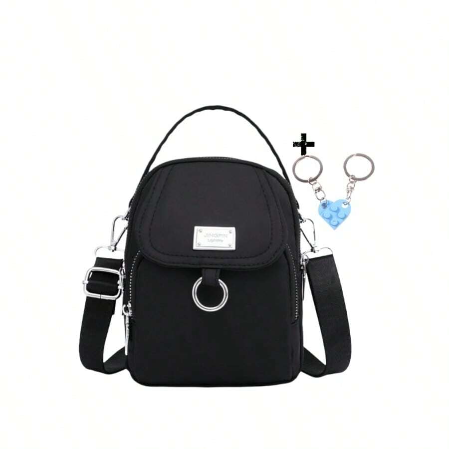 Waterproof Women Crossbody Bag Nylon Messenger Bags Simple Purse For ...