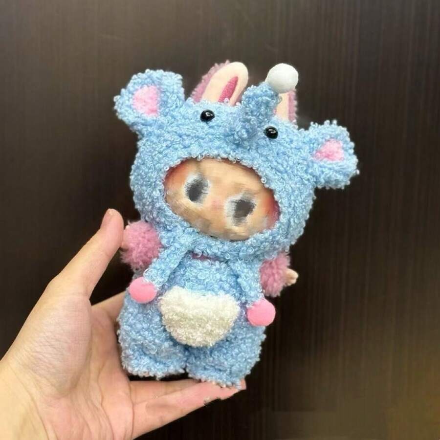 Labubu Doll Outfit Only, 17cm Labubu Plush Character Accessory Outfit ...