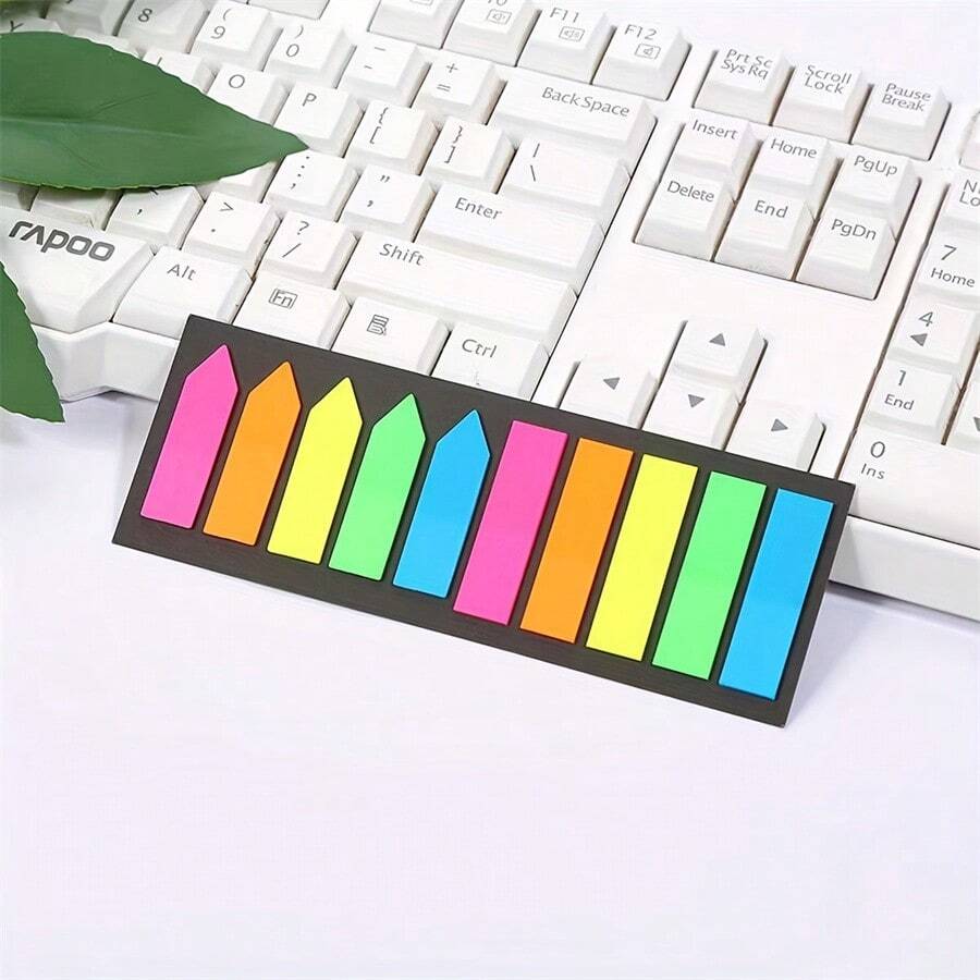 200 Pages Sticky Notes Small Adhesive Notes Film Text Strips Paste ...